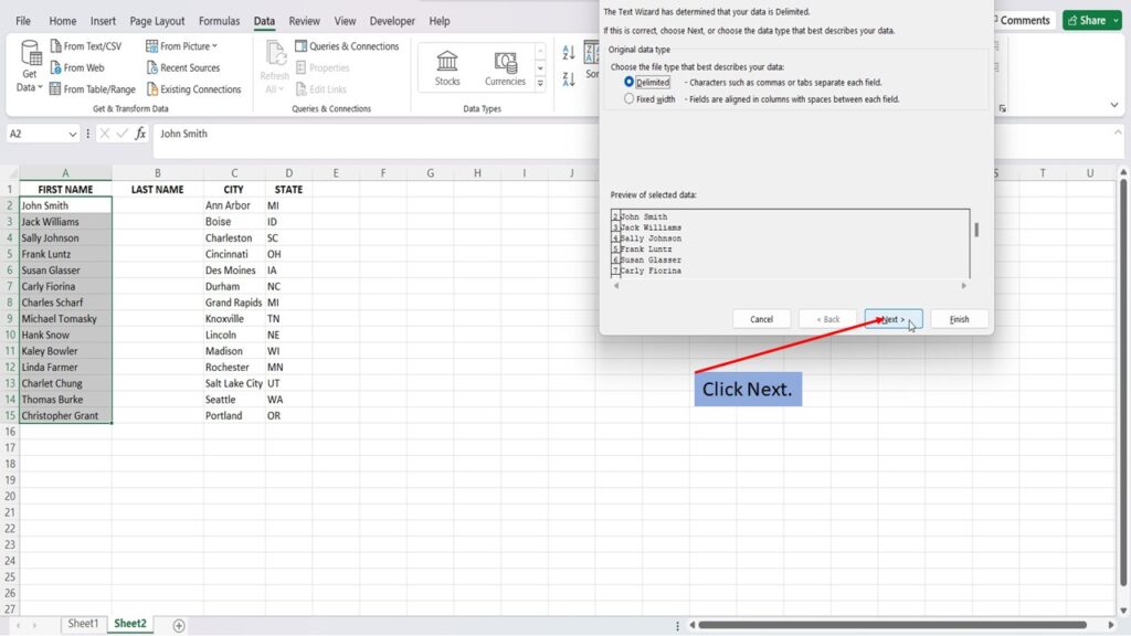 How To Split First And Last Name Into Two Columns In Excel Mark s How To Split First And Last Name Into Two Columns In Excel Mark s