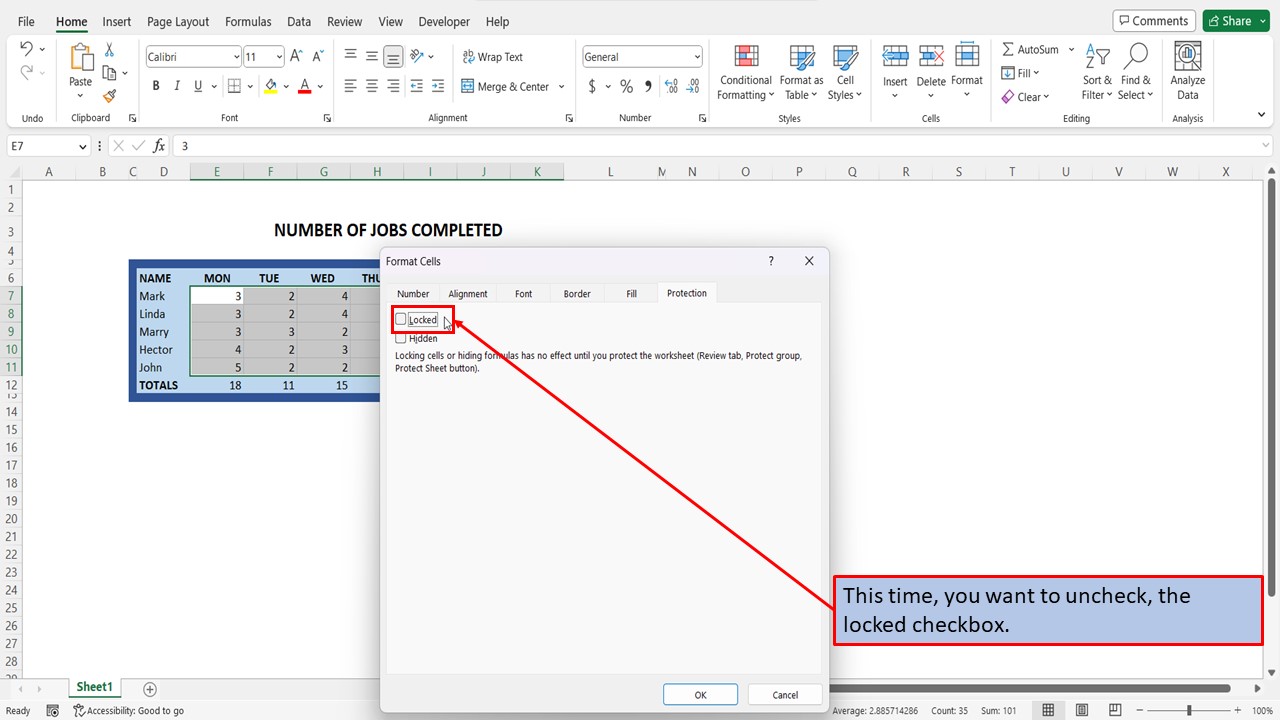 How To Lock Specific Cells In Excel Marks Excel Tips