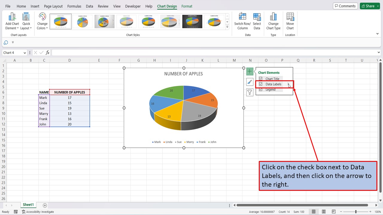 How To Create Pie Chart In Excel - Mark's Excel Tips
