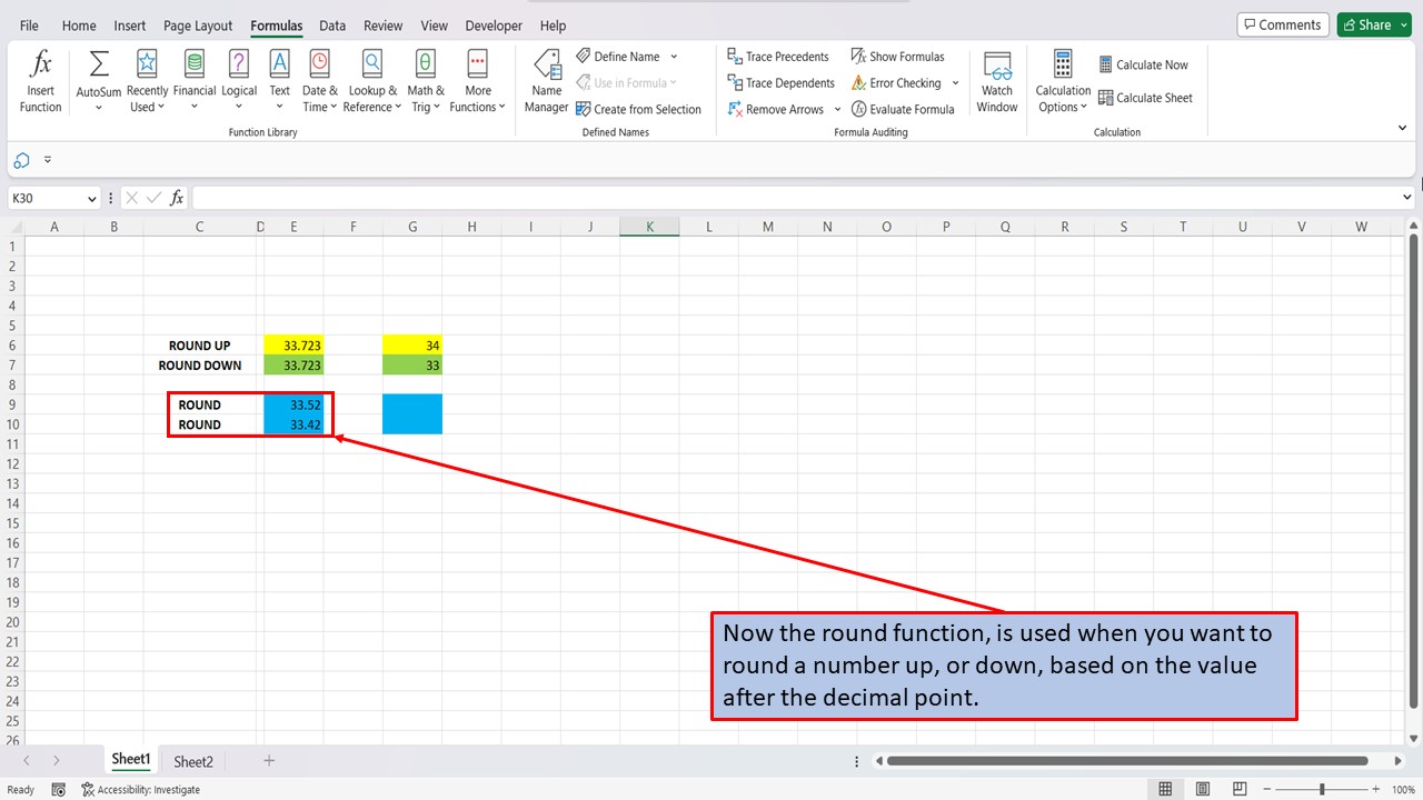 How To Round Numbers In Excel - Mark's Excel Tips
