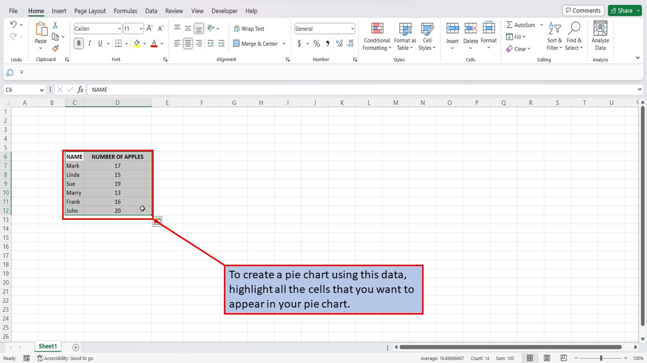 How To Create Pie Chart In Excel - Mark's Excel Tips