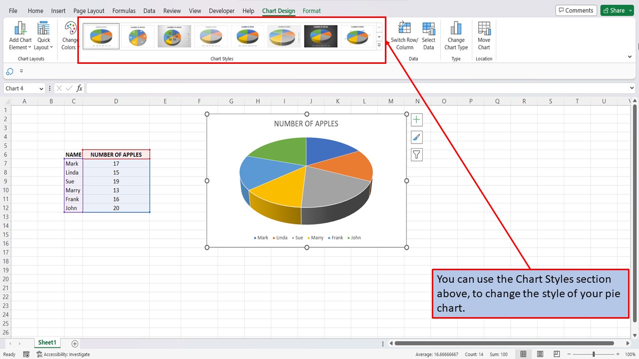 How To Create Pie Chart In Excel - Mark's Excel Tips