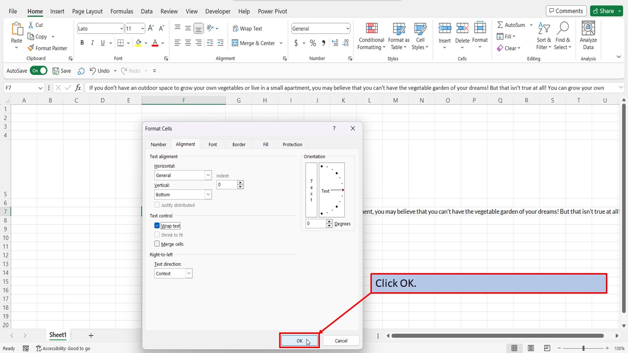 Two Ways To Wrap Text In Excel - Mark's Excel Tips