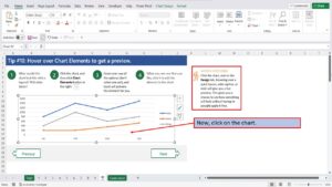 Ten Tips For Excel Charts | Tip # 10 | Hover over chart elements to get ...