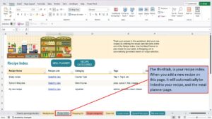 Create The Ultimate Meal Planner Template Using Excel 365 - Mark's ...