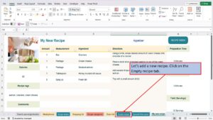 Create The Ultimate Meal Planner Template Using Excel 365 - Mark's ...
