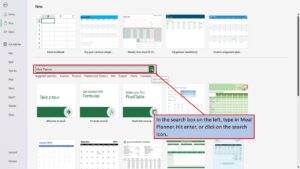 Create The Ultimate Meal Planner Template Using Excel 365 - Mark's ...