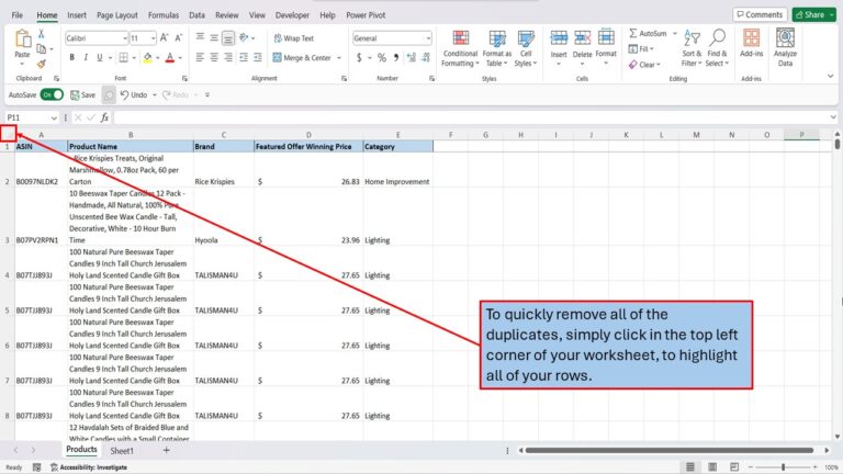 How To Quickly And Easily Delete Duplicates In Excel 365 - Mark's Excel ...