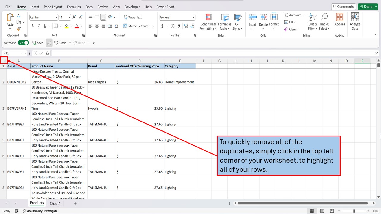 How To Quickly And Easily Delete Duplicates In Excel 365 - Mark's Excel ...