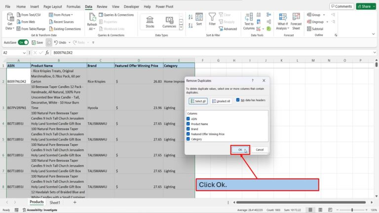 How To Quickly And Easily Delete Duplicates In Excel 365 - Mark's Excel ...