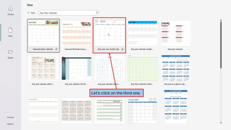 How to Create an Any Year Calendar in Excel 365 | Easy Tutorial - Mark ...