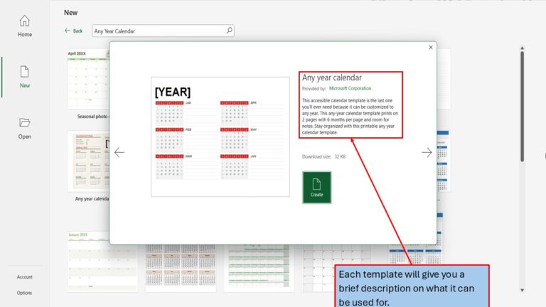 How to Create an Any Year Calendar in Excel 365 | Easy Tutorial - Mark ...