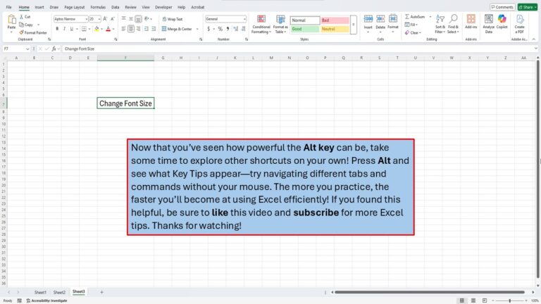 Master Excel Navigation: Alt Key Shortcuts Made Simple! - Mark's Excel Tips
