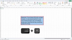 Select the Entire Worksheet in Excel Using ONLY Shortcut Keys - Mark's ...
