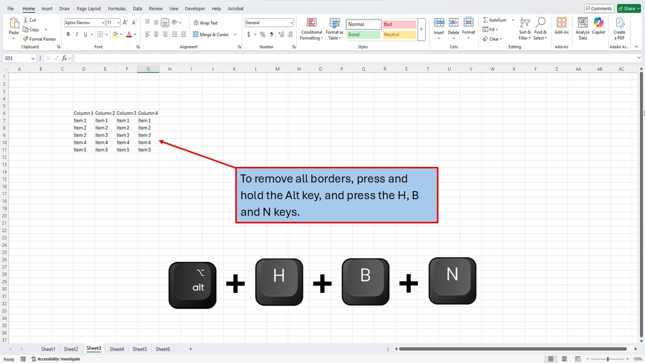 Master Excel Like a Pro: Genius Shortcut Keys to Add Borders—No Mouse ...