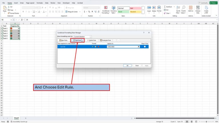 How To Use Conditional Formatting Traffic Lights In Excel - Mark's Excel Tips