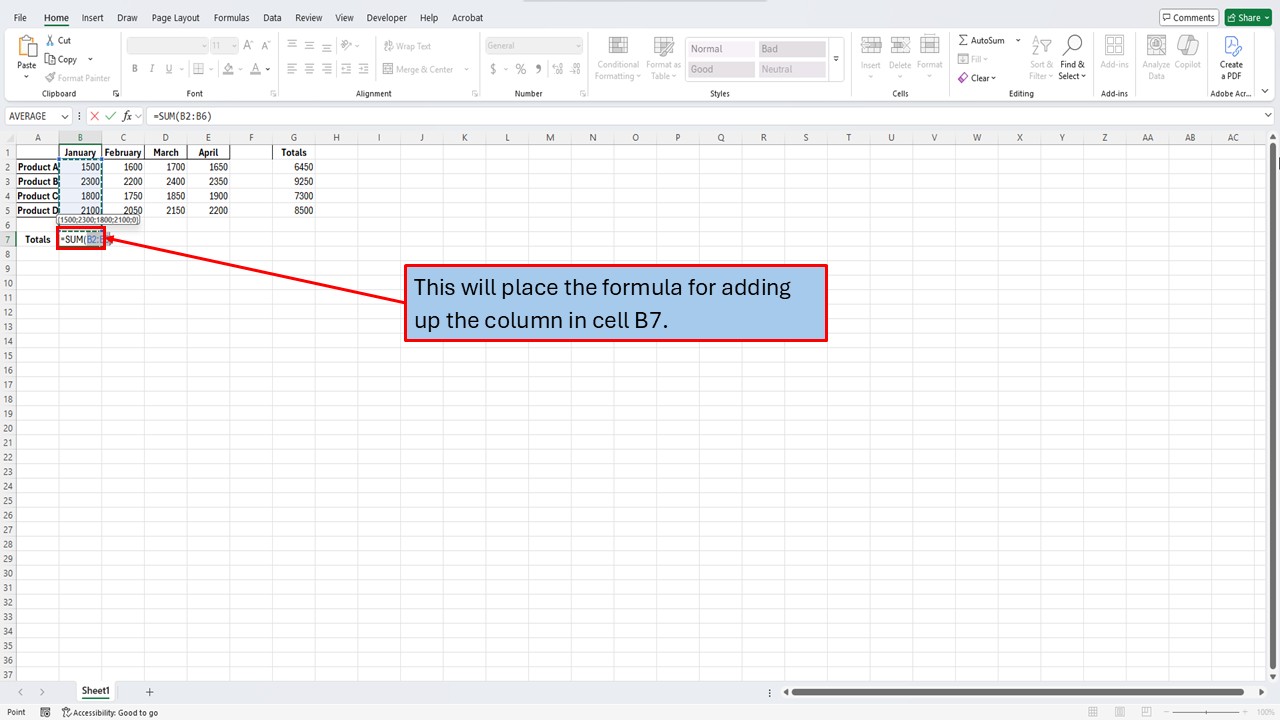 Excel Autosum Shortcut Easily Add Numbers Without Touching Your Mouse Marks Excel Tips