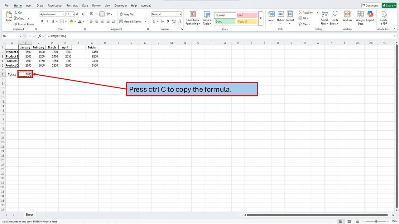 Excel Autosum Shortcut Easily Add Numbers Without Touching Your Mouse Marks Excel Tips