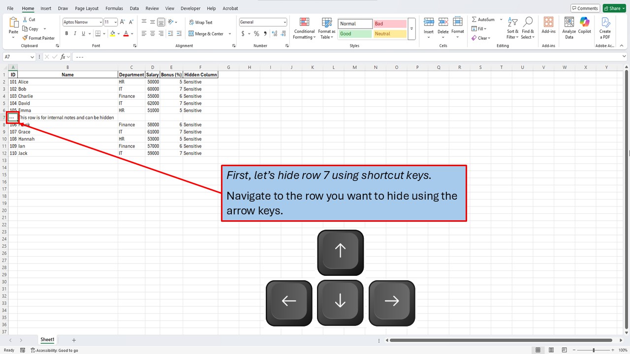 Excel Tips: Quickly Hide Columns With Keyboard Shortcuts in 2025 - Mark's Excel Tips