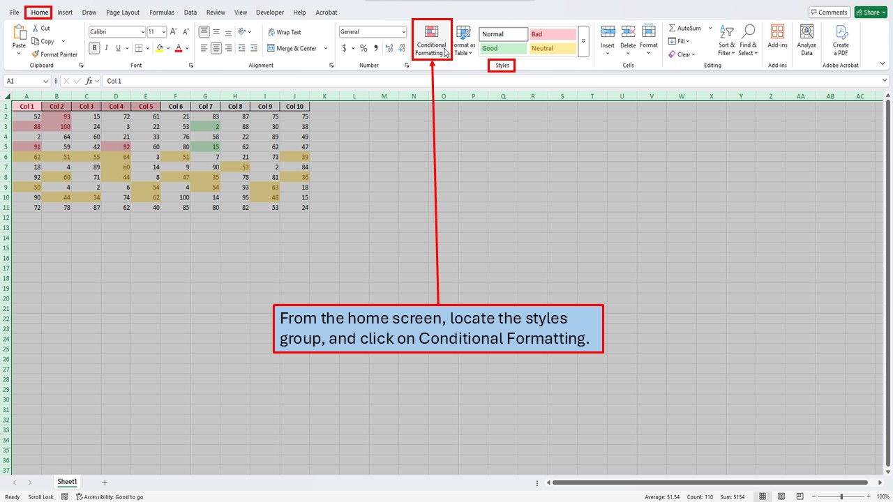 How to Remove Conditional Formatting in Excel (Entire Worksheet) - Mark's Excel Tips