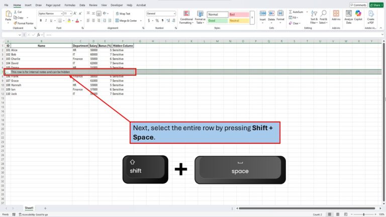 Excel Tips: Quickly Hide Columns With Keyboard Shortcuts in 2025 - Mark's Excel Tips