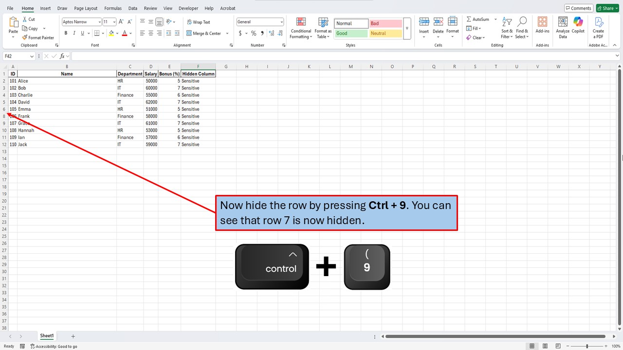 Excel Tips: Quickly Hide Columns With Keyboard Shortcuts in 2025 - Mark ...
