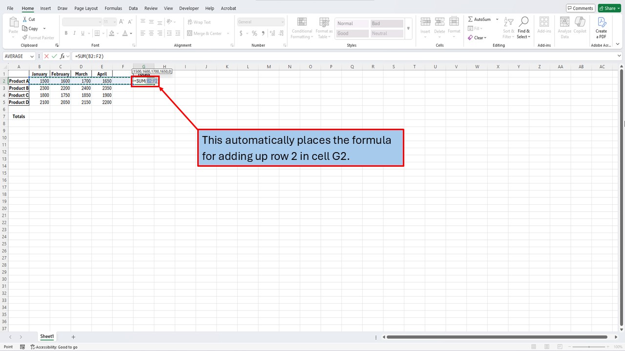 Excel Autosum Shortcut Easily Add Numbers Without Touching Your Mouse Marks Excel Tips