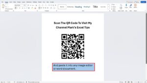 How to Use the Excel QR Code Generator in Excel 365 (Step-by-Step Guide) - Mark's Excel Tips