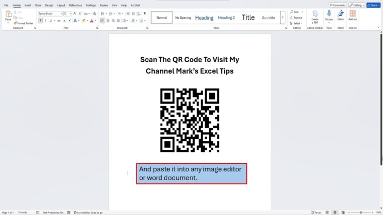 How to Use the Excel QR Code Generator in Excel 365 (Step-by-Step Guide ...